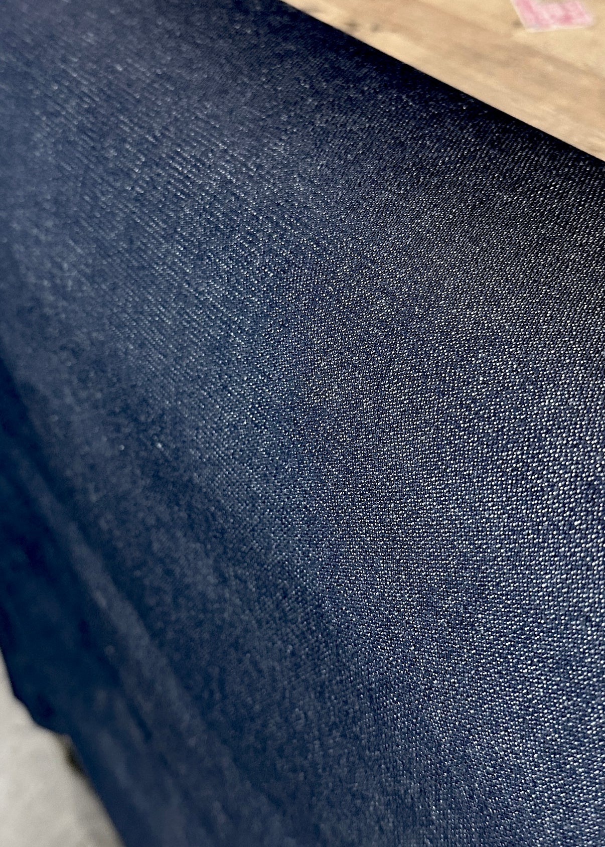 10 YARDS USA MADE DEEP INDIGO DENIM 10 ozs RING SPUN 100% COTTON FABRI ...